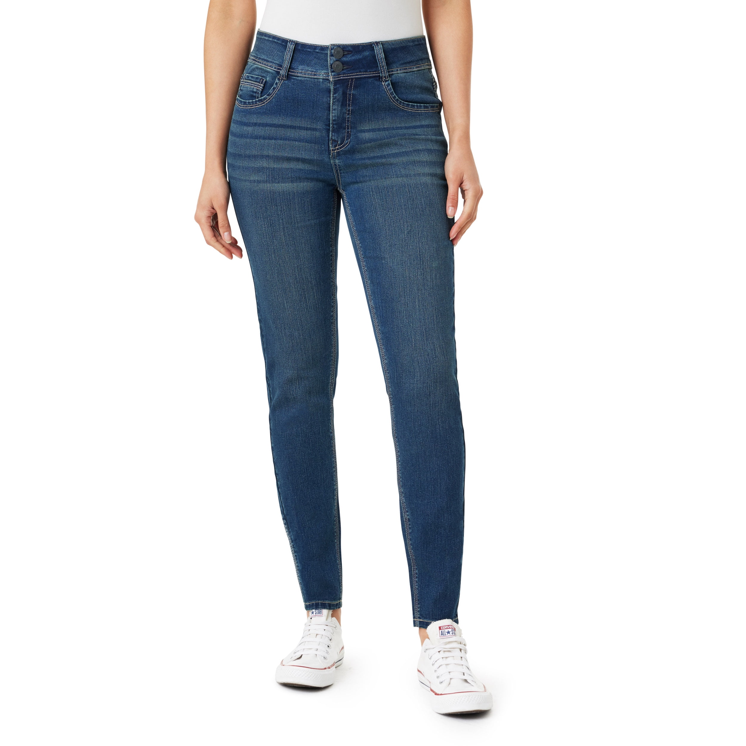Angels Forever Young Women's Curvy Skinny Jeans - Walmart.com