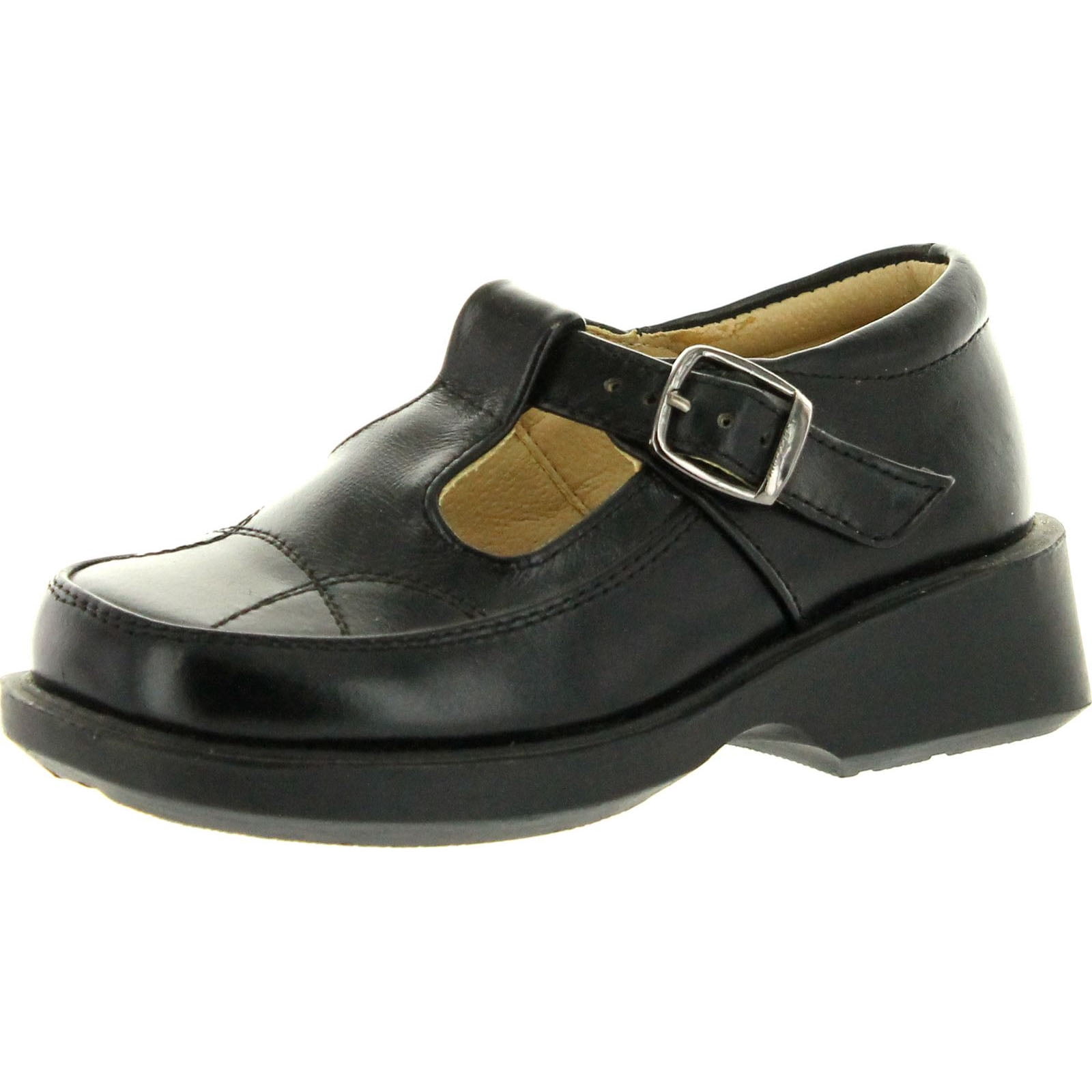 Angels Girls 55548B T Strap Casual Flats Shoes - Walmart.com