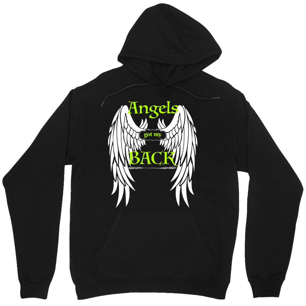 Angels Got My Back Inspirational Religious Graphic Tee Wings Christian ...