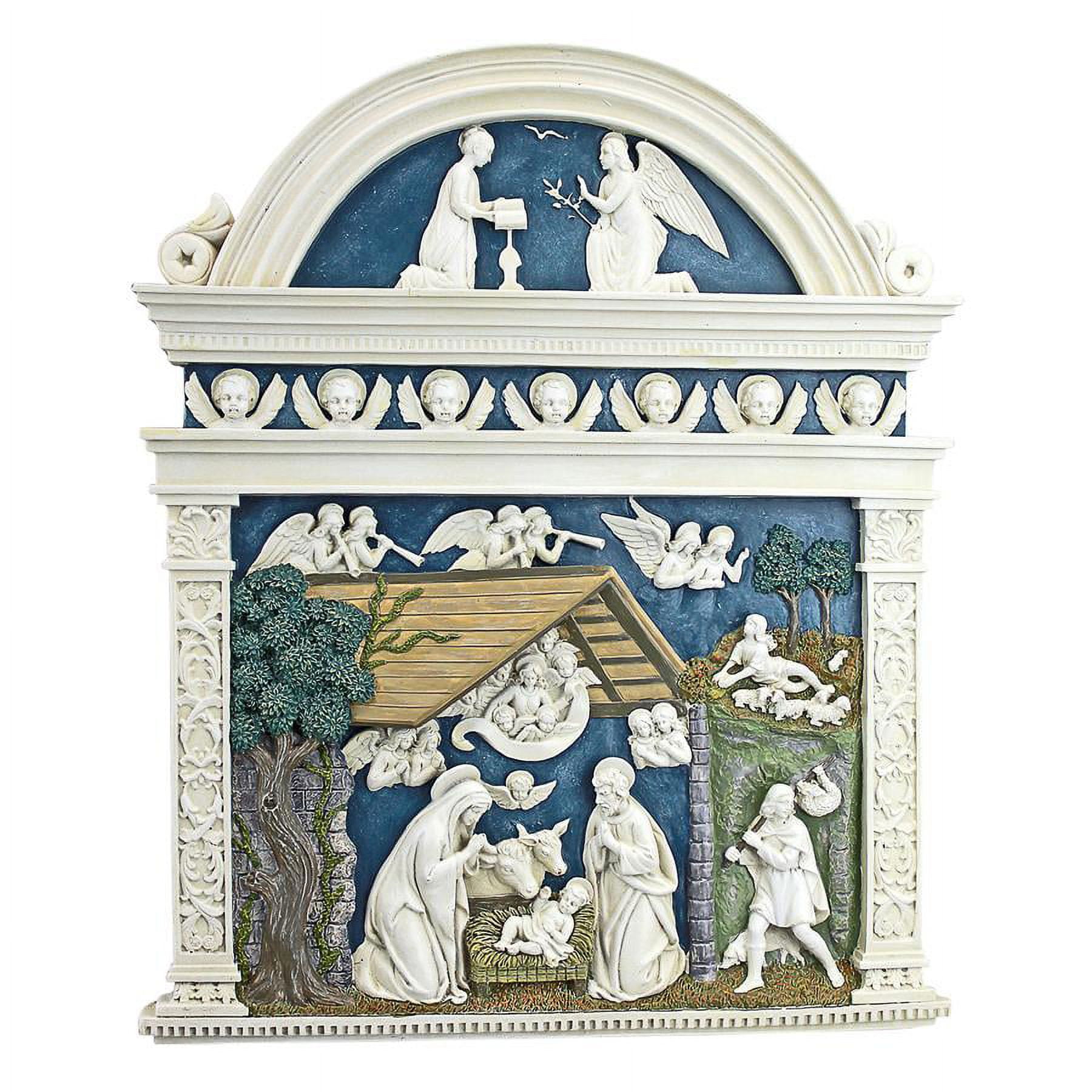 Angels Harkening the Birth of Christ's Nativity by Della Robbia Wall ...