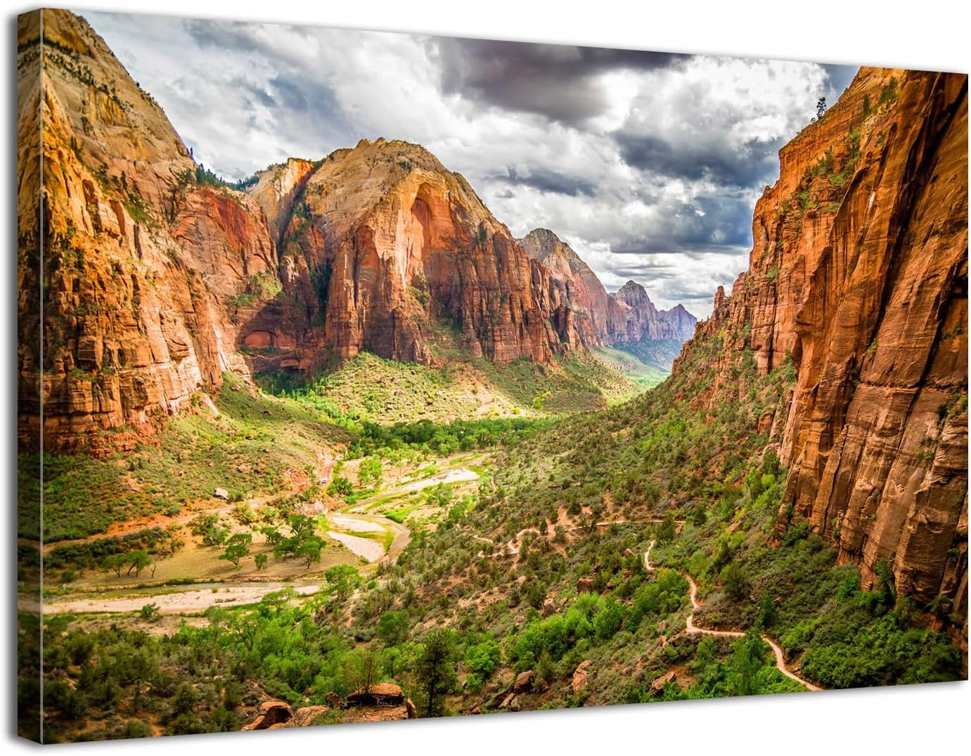 Angels Landing Mountain Wall Art Zion National Park Pictures Wall Decor ...