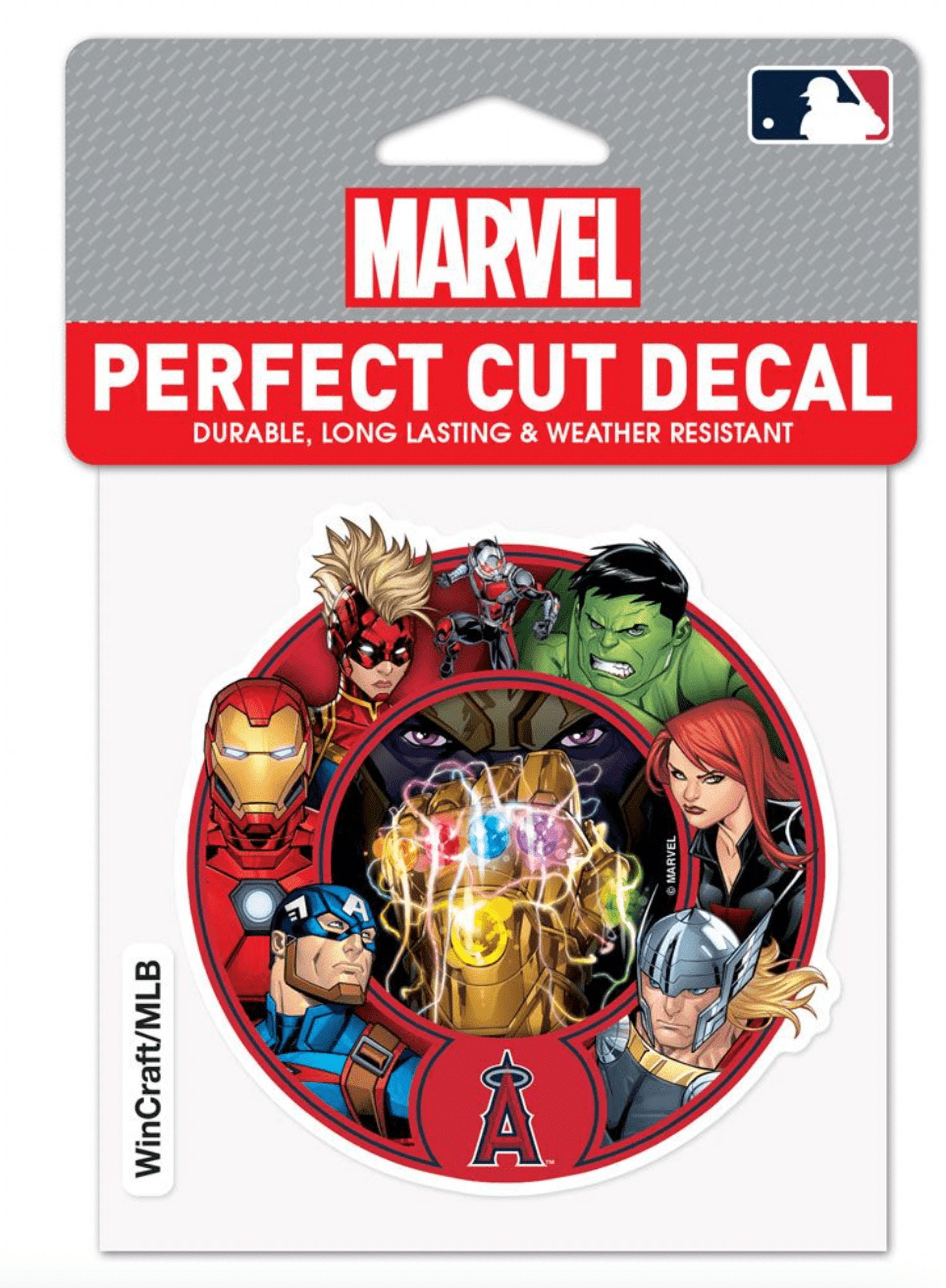 Angels Marvel Avengers Perfect Cut Decal 4"x4' - Walmart.com