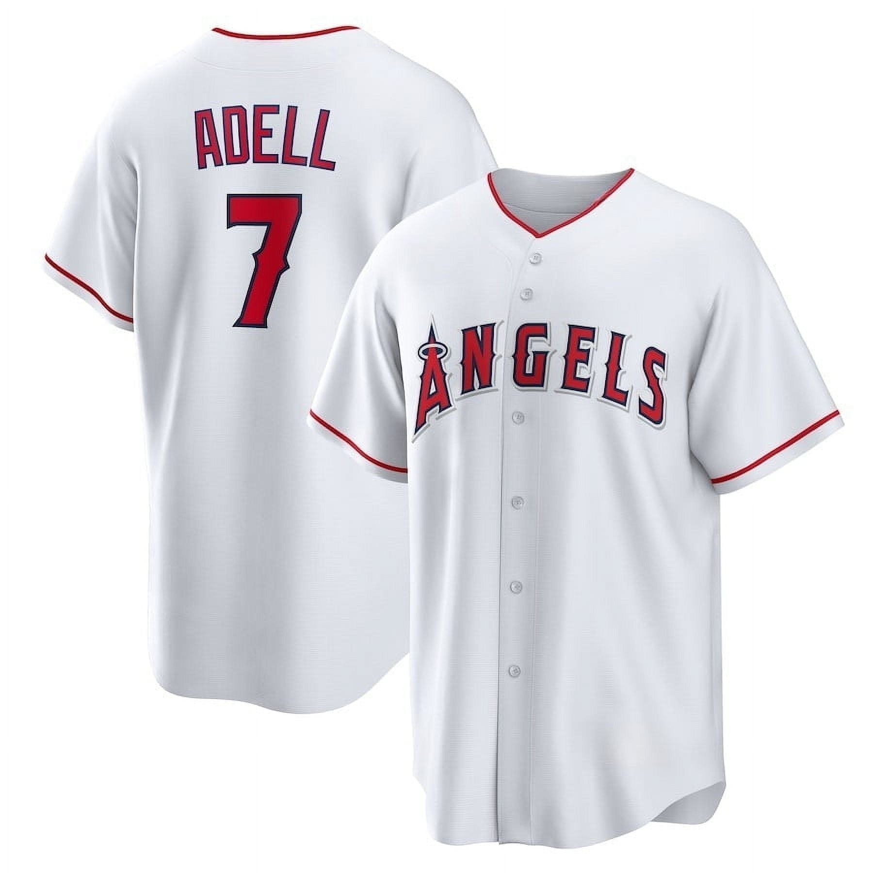 Angels Men's Los Angeles A #7 Jo Adell Jersey Player Performance Top ...