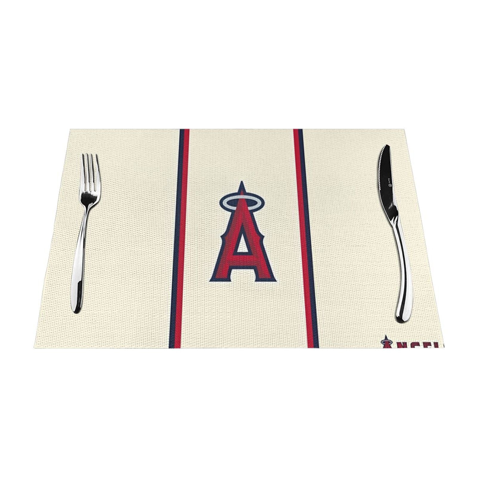 Angels Team PVC Woven Dinner Plate Mat 12x18 Inch, Easy to Clean Table ...