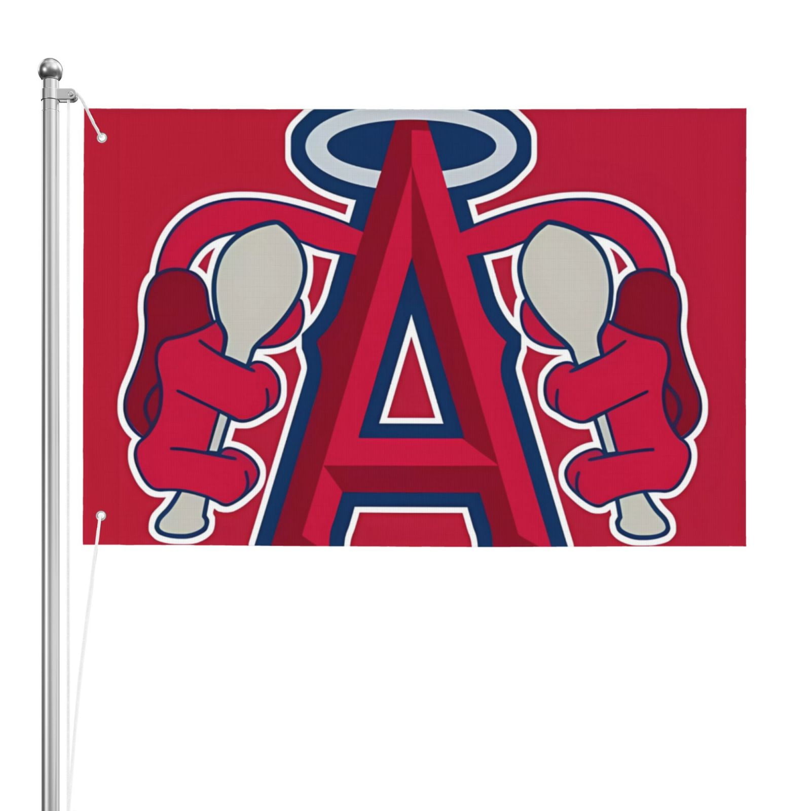 Angels Three Layer personalized Double Sided Flag Football Fans ...