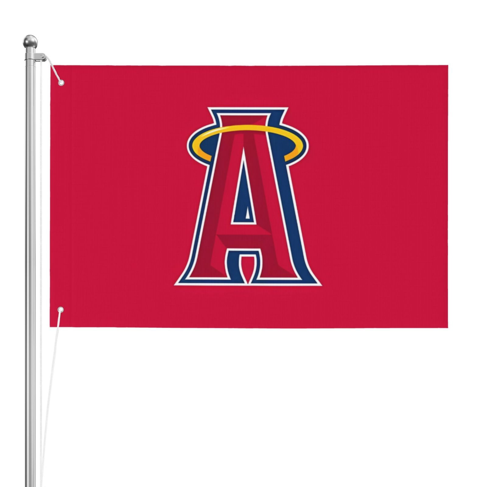 Angels Three Layer personalized Double Sided Flag Football Fans ...