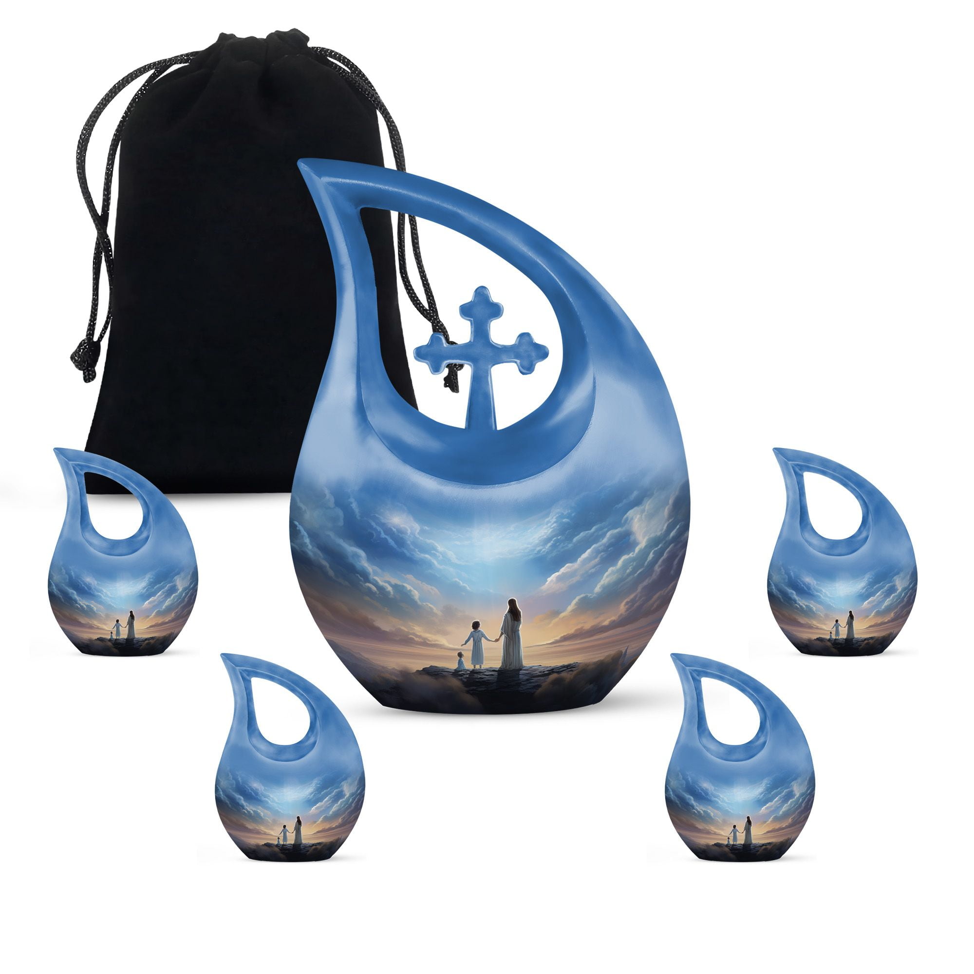 Angels Urn - Urns For Human Ashes Adult Man - Mini Urns For Human Ashes - Keepsake Urns For ...