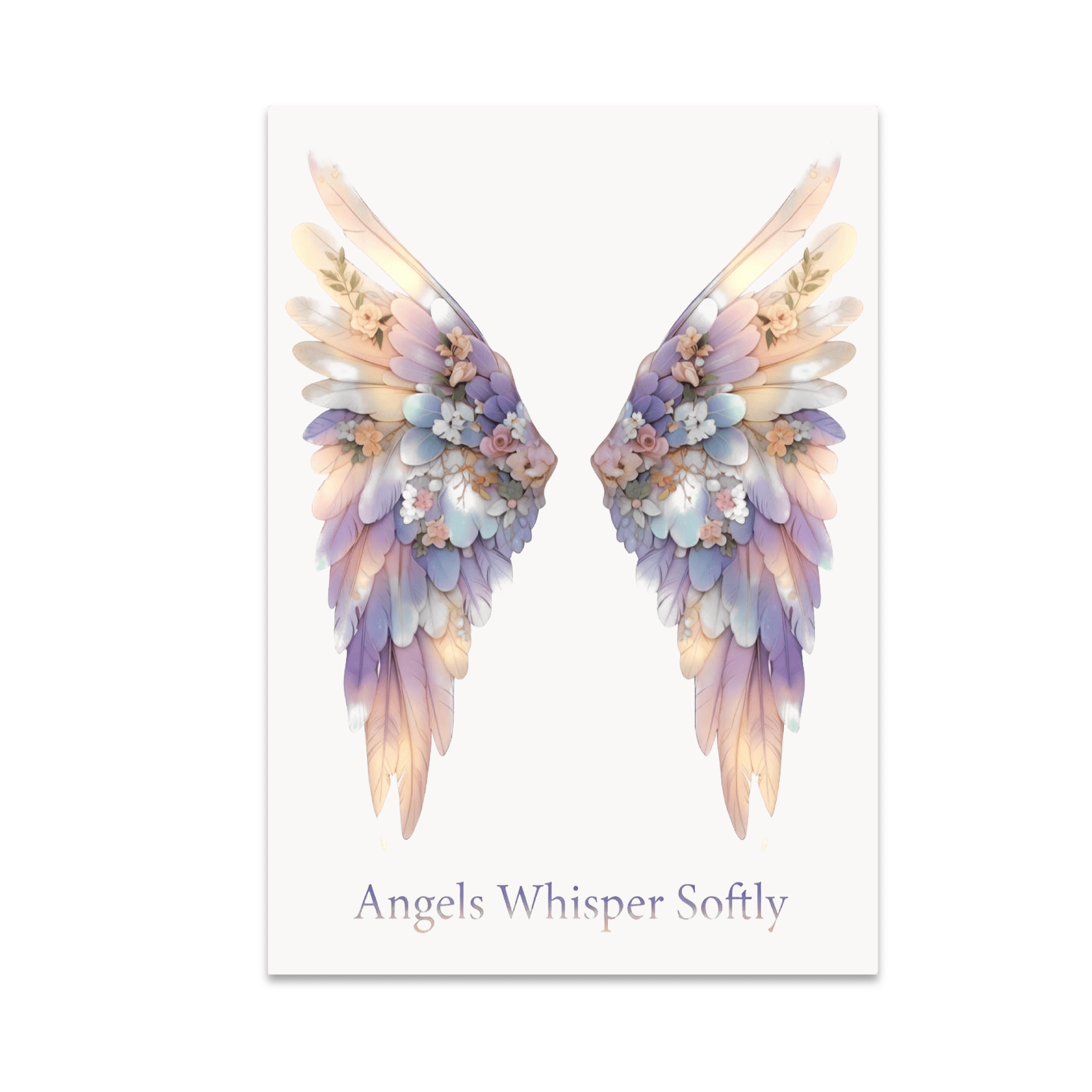 Angels Whisper Softly - Angelcore Vintage Decor - 13x19 Poster Print ...