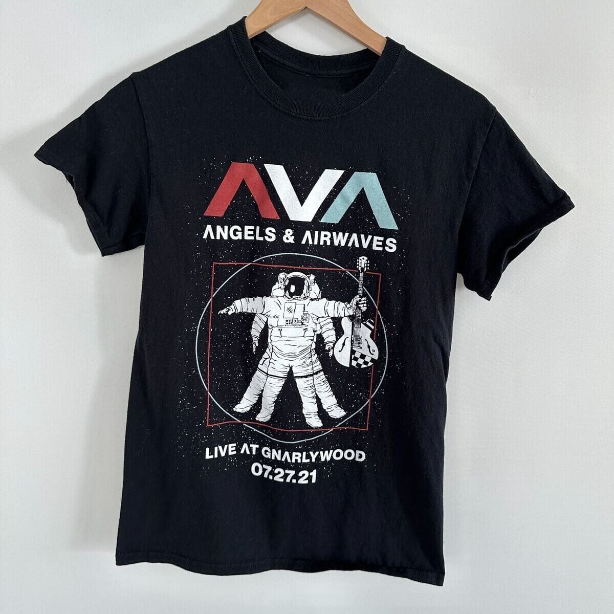 Angels and Airwaves 2021 Live In Gnarlywood Shirt 1side TT1492 ...