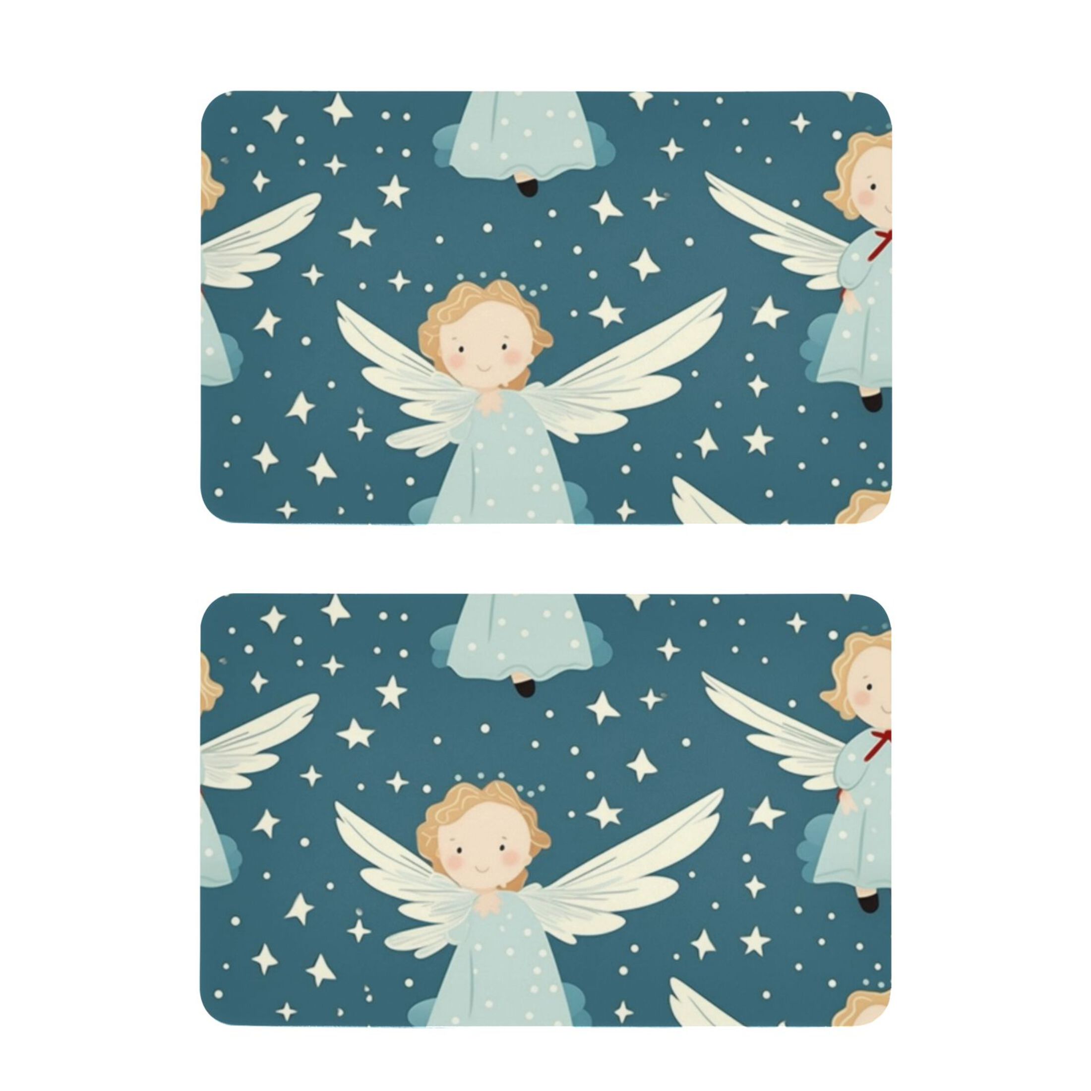 Angels and Star Refrigerator Magnet Stickers Square Fridge Magnetic for ...