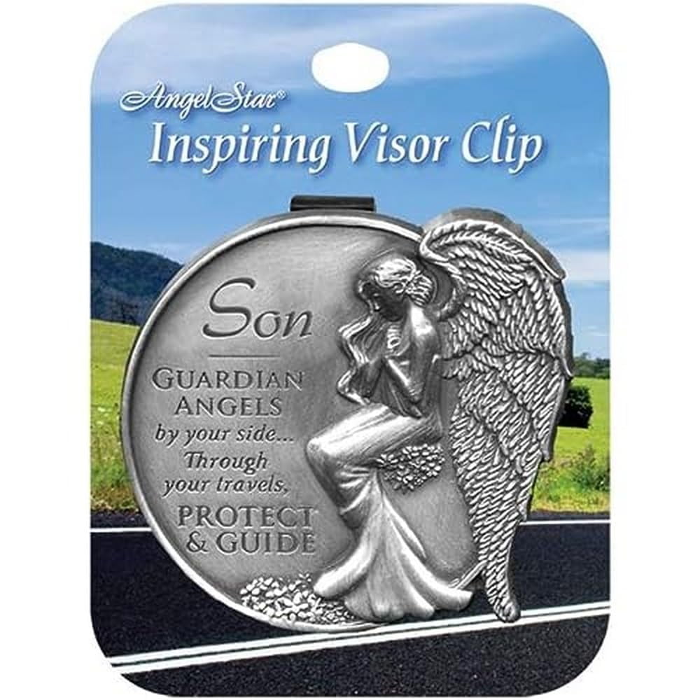 Angelstar 15683 Son Guardian Angel Visor Clip Accent, 2-1/2-Inch ...