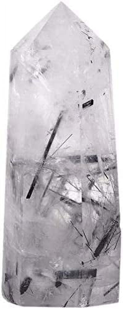 Angelstones Natural Black Rutilated Quartz Gemstone Healing Crystal ...