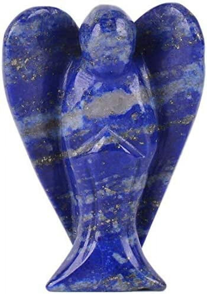 Angelstones 2 inch Natural Lapis Lazuli Gemstone Guardian Angel Healing ...