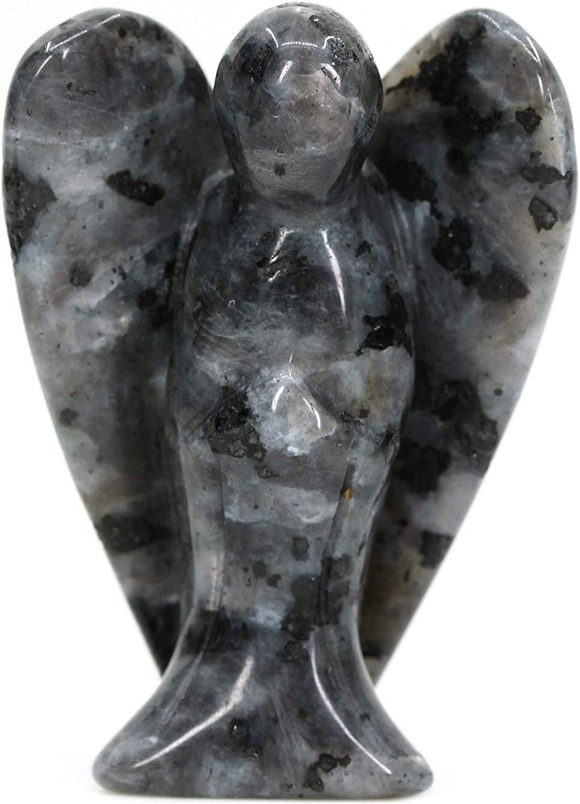 Angelstones Natural Larvikite Gemstone Carved Crystal Figurine 1.5 Inch ...