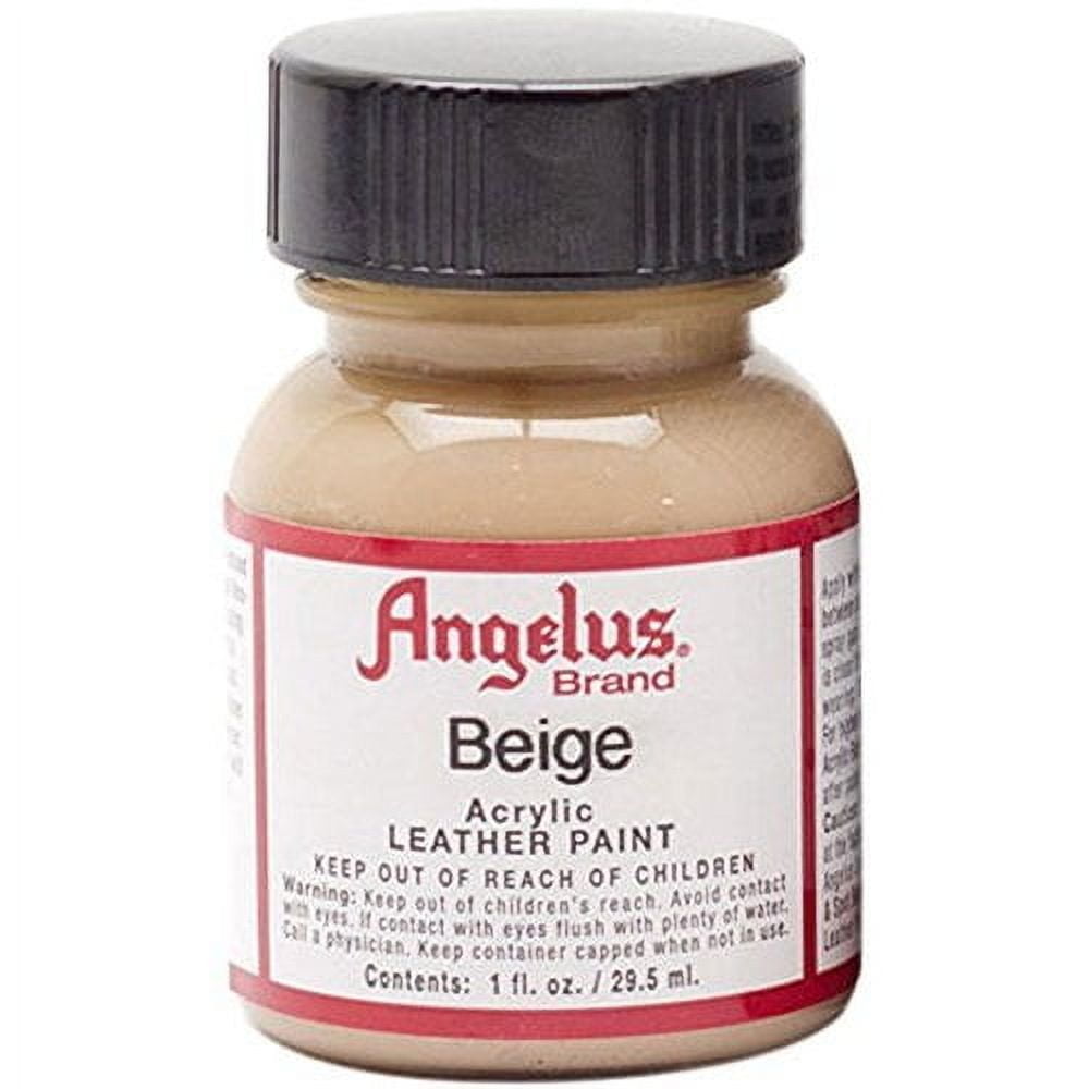 Angelus, Acrylic Leather Paint, 1oz Beige, Water Based - Walmart.com