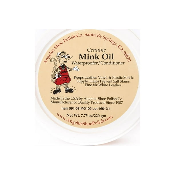 Angelus Brand Genuine Mink Oil Paste Leather Conditioner / Waterproofer ...