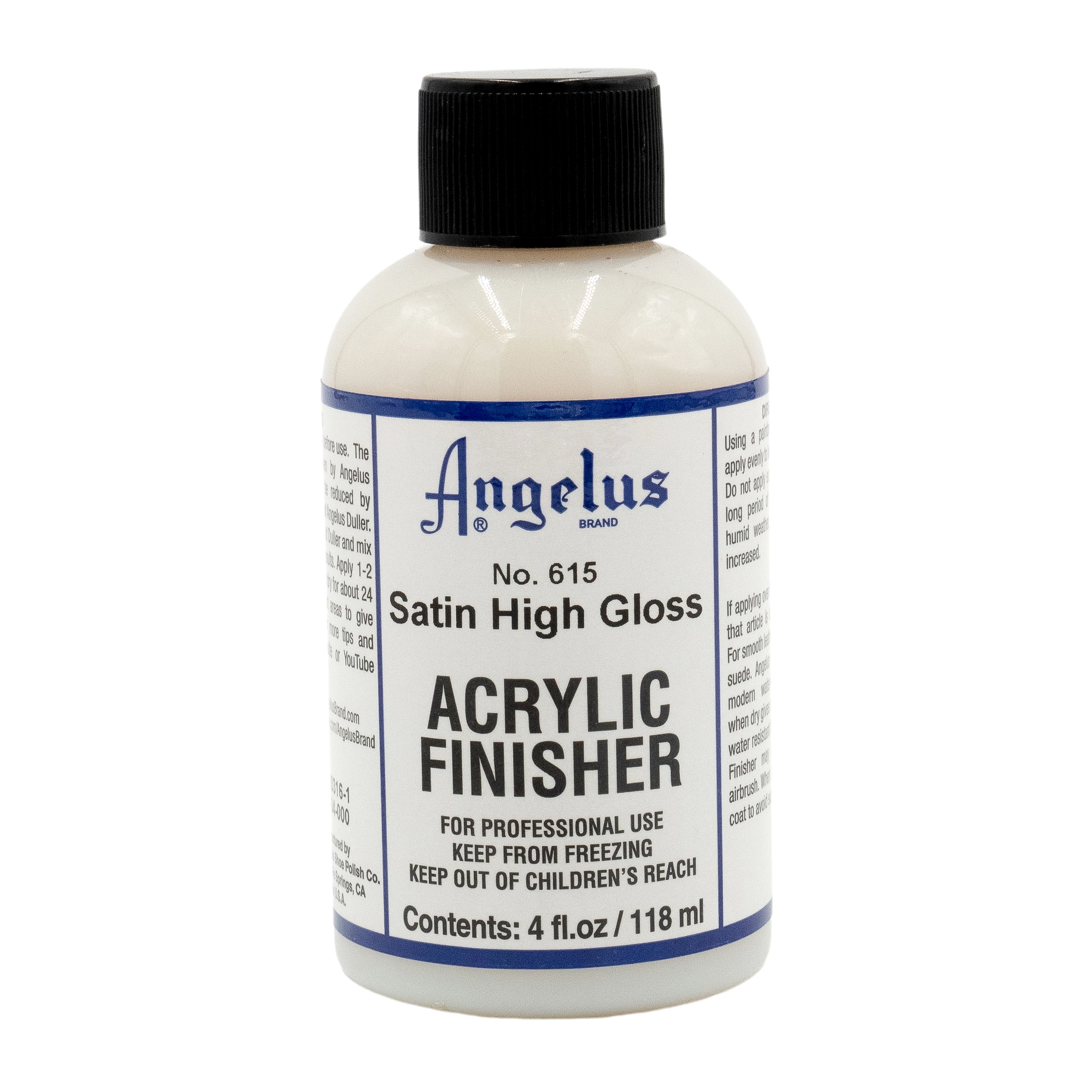 Angelus Leather Articles Shiny Glossy Acrylic Finisher 4 Oz Satin High ...