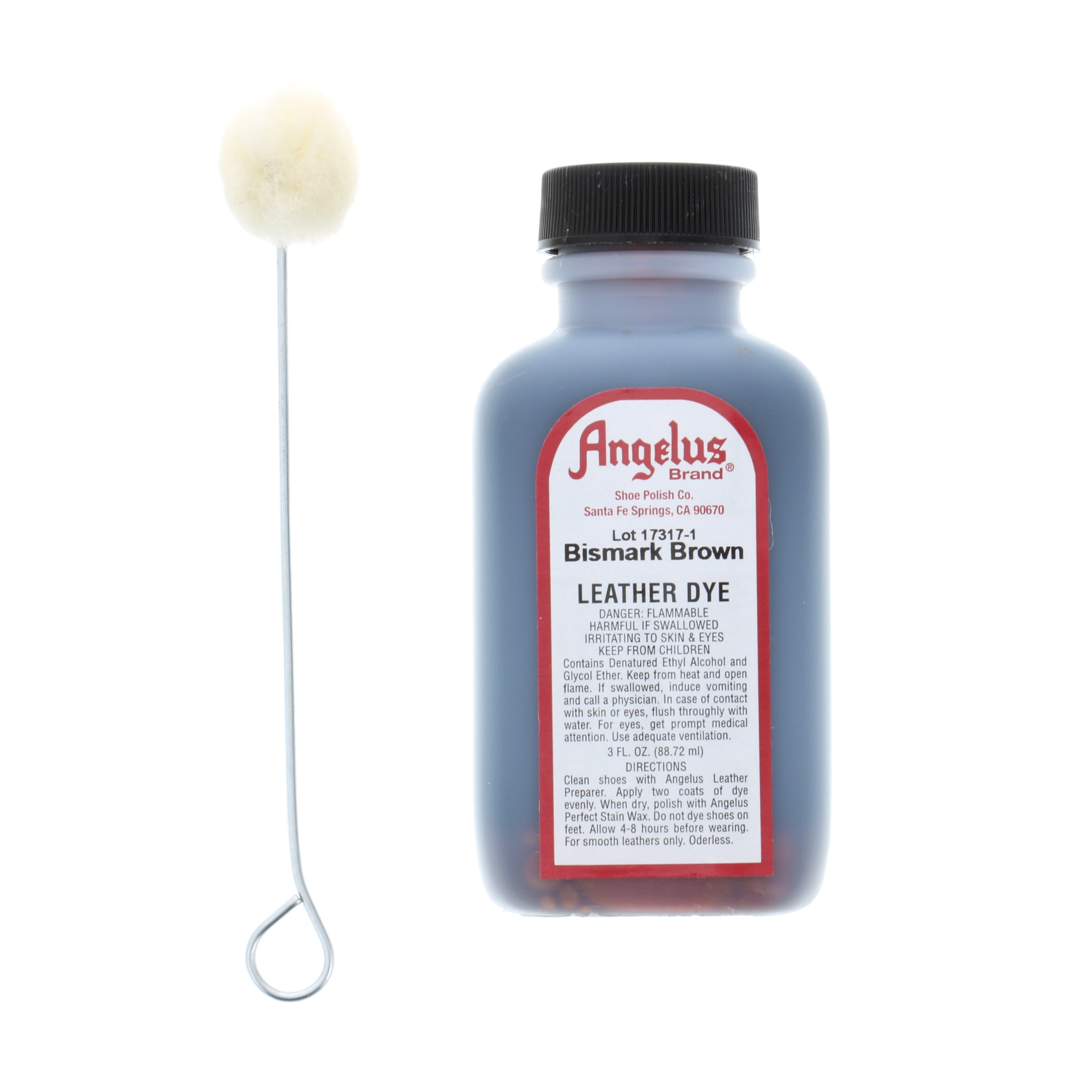 Angelus® Leather Dye, 3 oz. Bismark Brown - Walmart.com