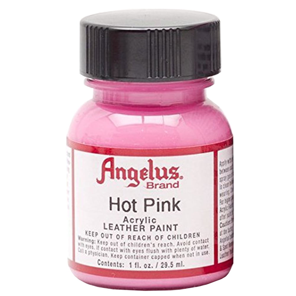 Angelus Leather Paint Hot Pink Paint - Walmart.com