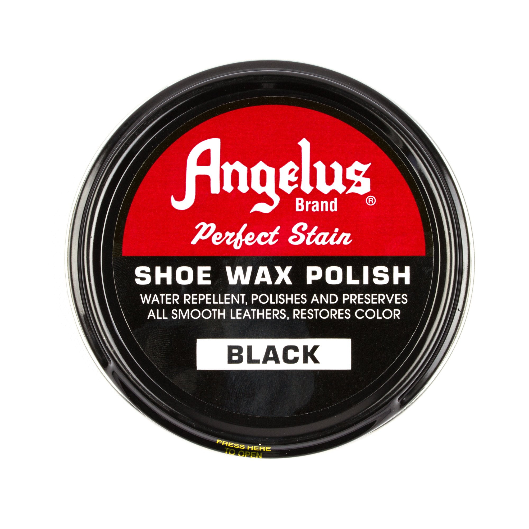 Angelus High Shine Gloss Black Shoe Wax Leather Polish, 3 Oz - Walmart.com