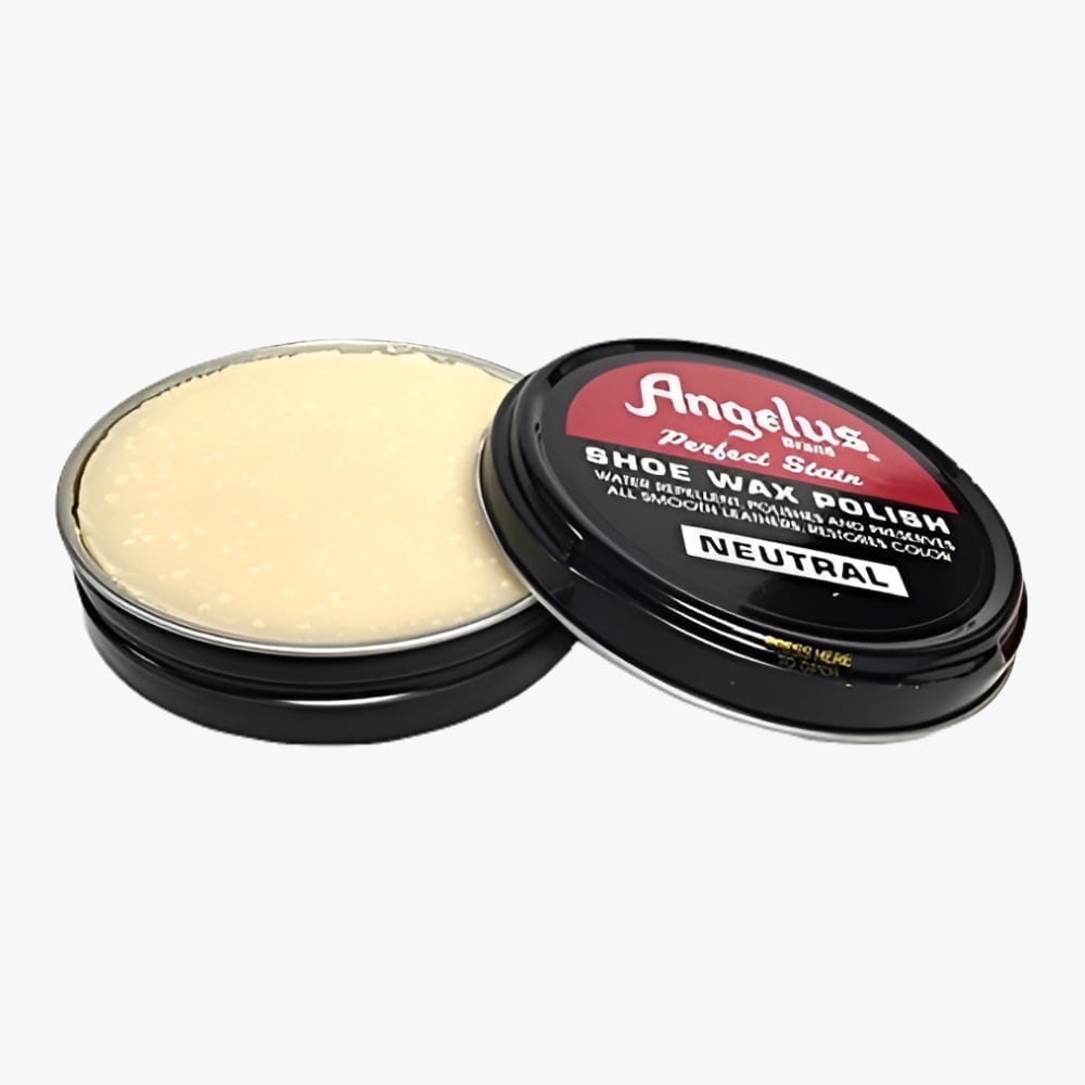 Angelus Neutral Shoe Wax Polish, 3 Oz. - High Quality Leather Cleaner ...