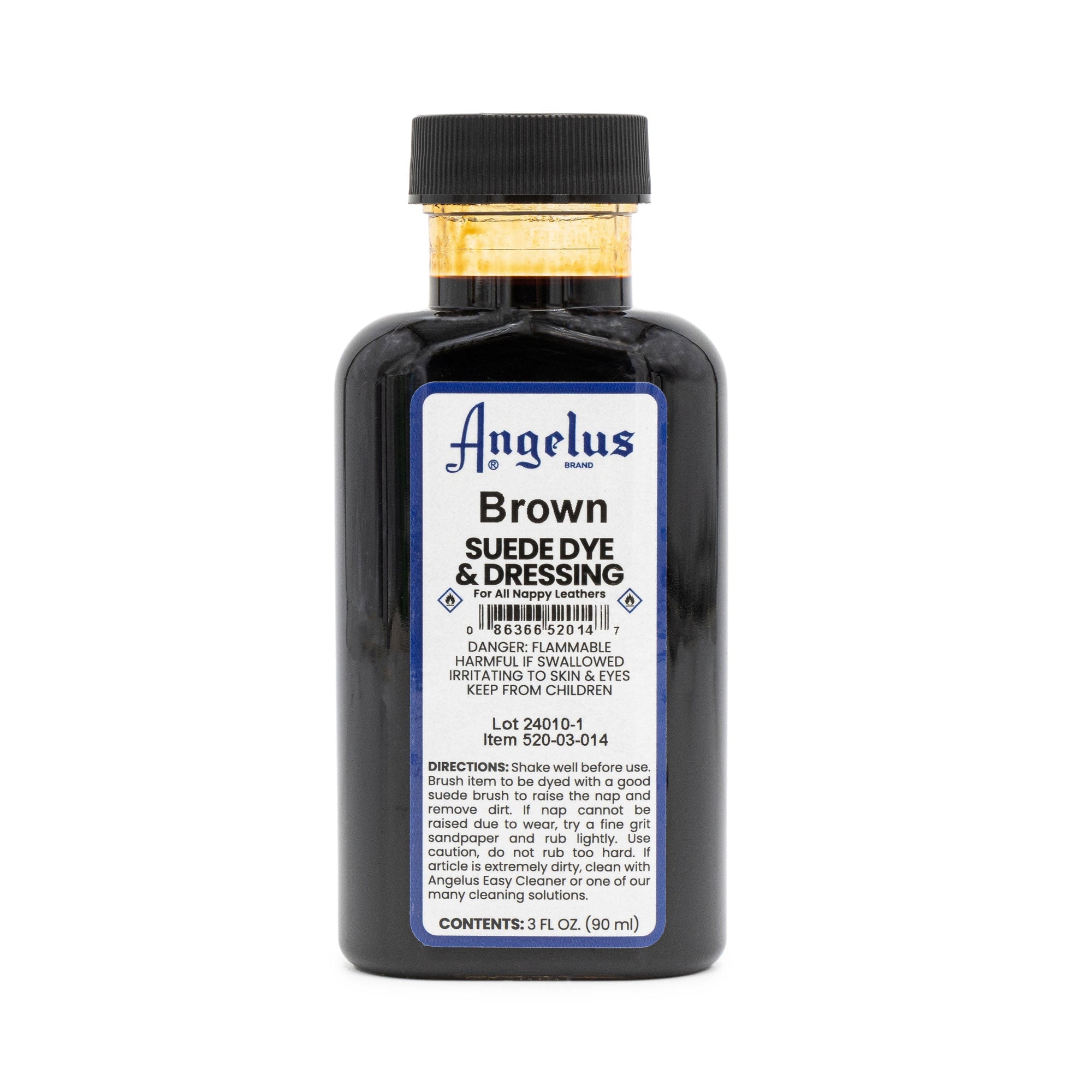 Angelus Suede Dye, 3 oz, Brown, Restores Faded Suede and Nubuck ...