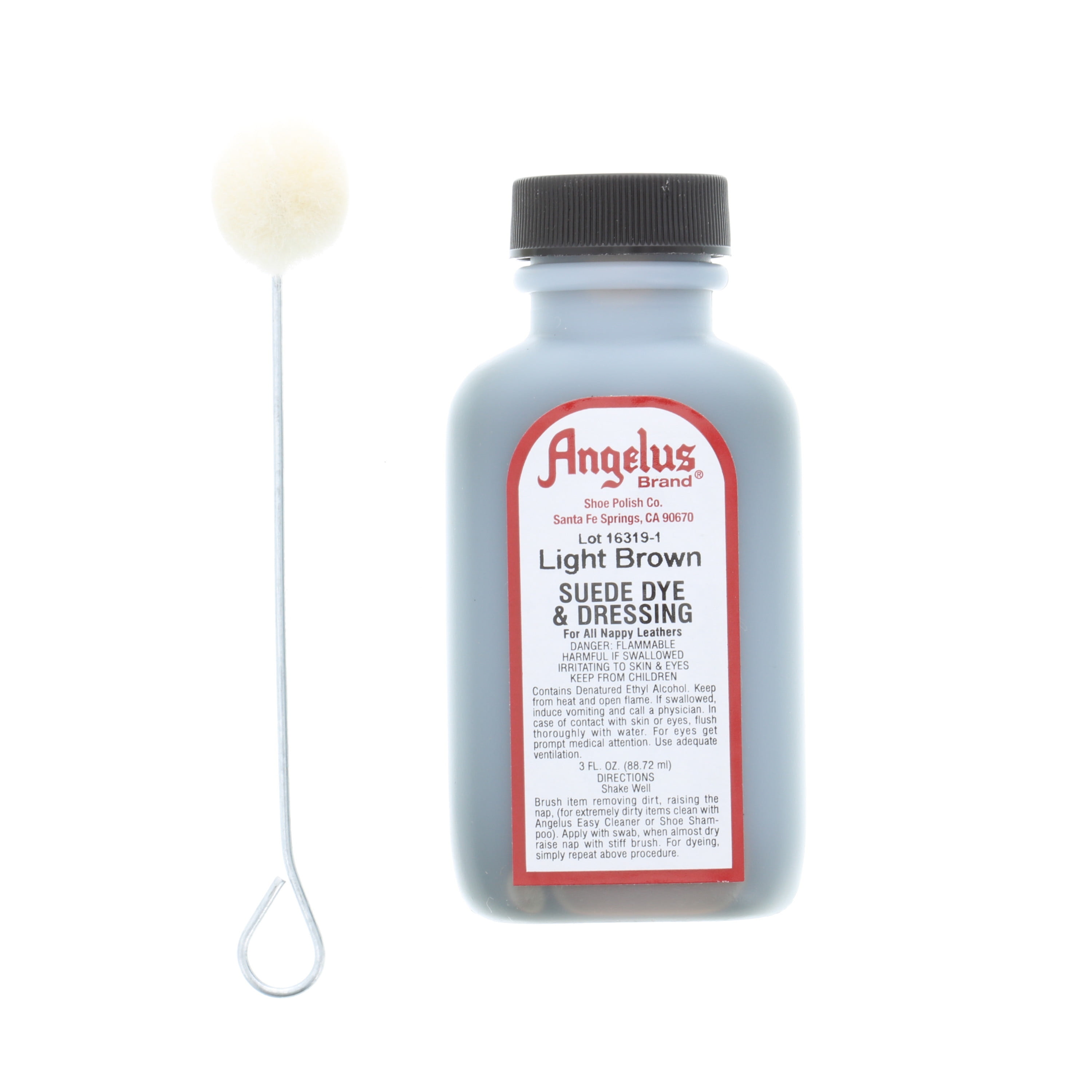 Angelus Professional Grade Suede Dye, 3 oz. Light Brown for Restoring ...