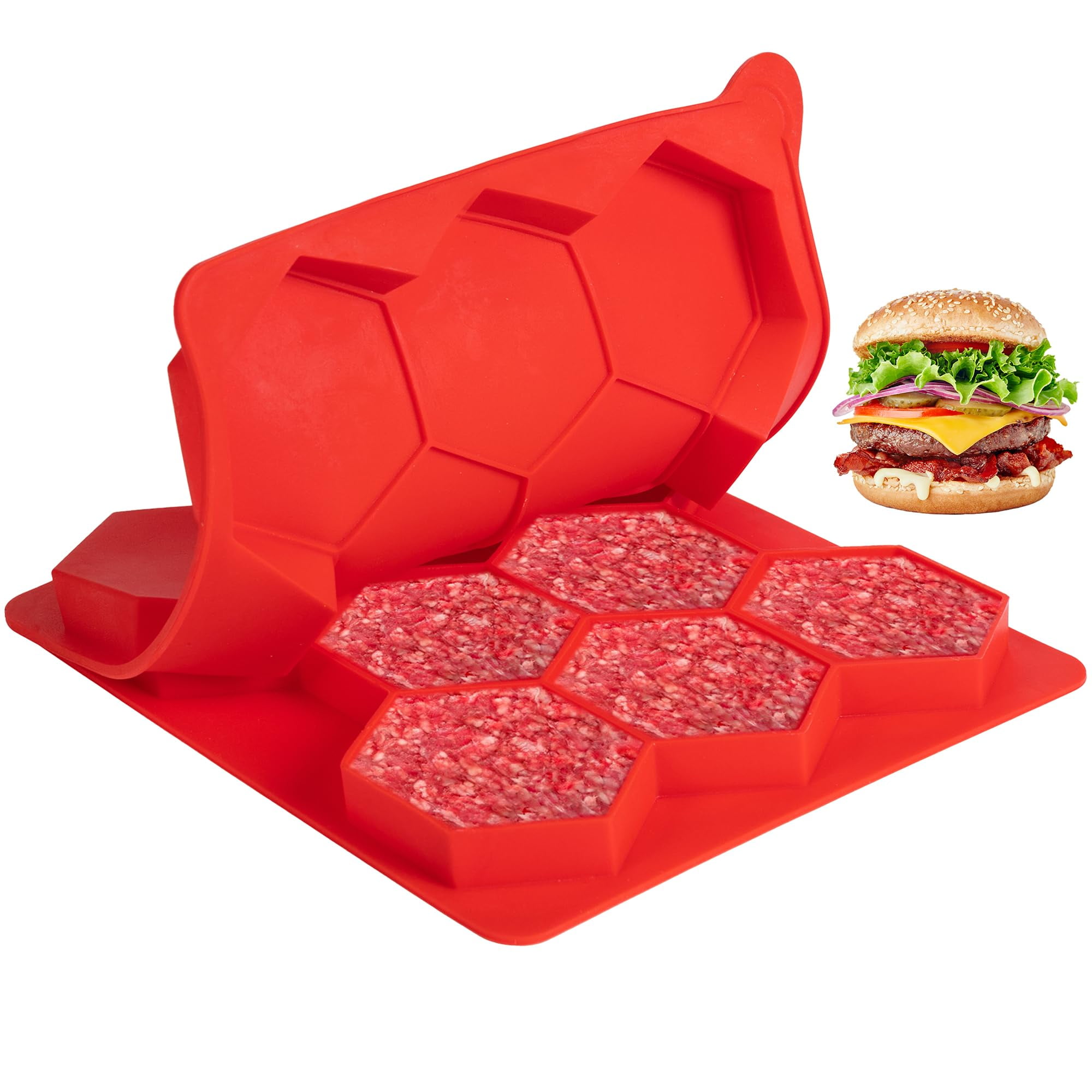 Silicone Burger Mold