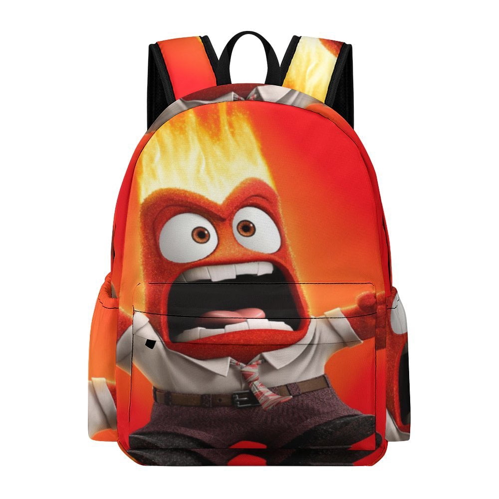 Anger Inside Out Adjustable Backpack Laptop Daypack Student School ...