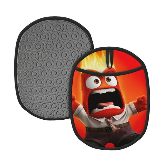 Anger Inside Out Silicone Pot Mat Mitten Oven Mitts Pot Holder Heat ...
