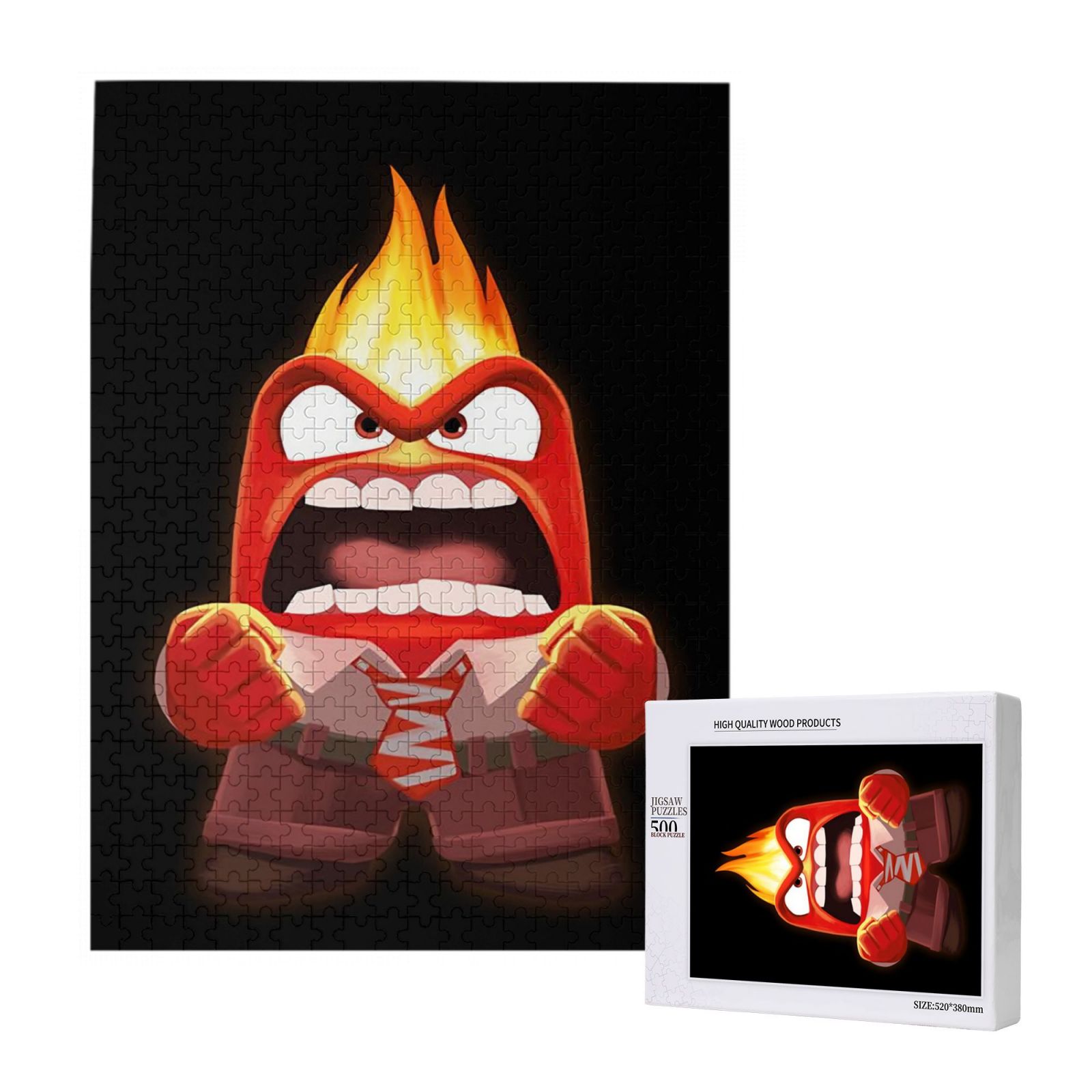 Anger Jigsaw Puzzle Interactive Brain Teaser Board Game for Adults ...