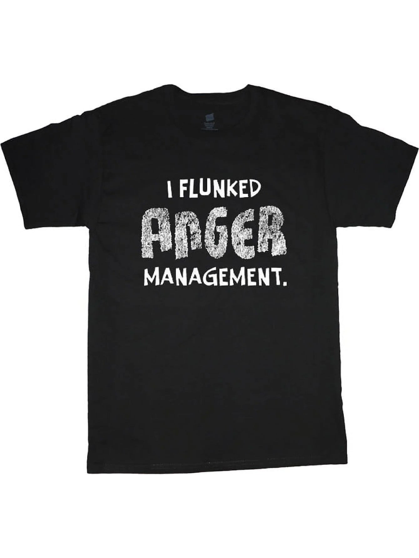 Anger Management Funny Saying T-shirt Men's Tee Black top - Walmart.com