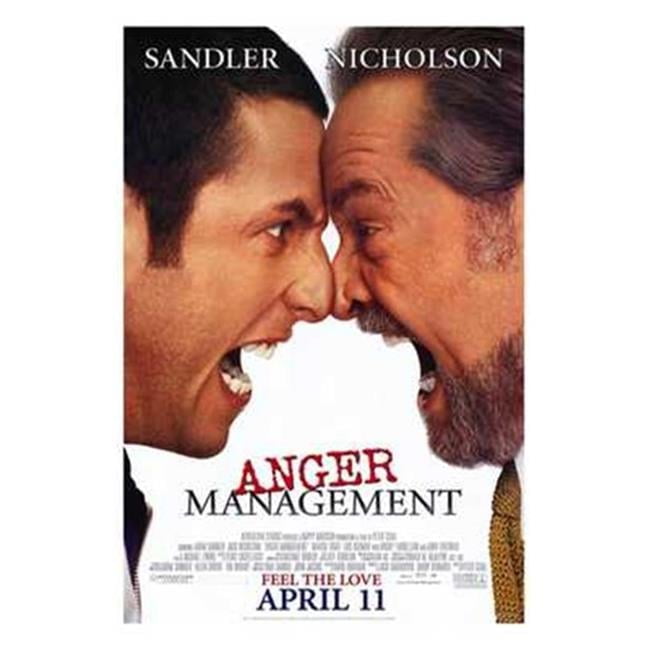 Anger Management Movie Poster - 11 x 17 in. - Walmart.com