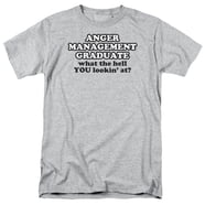 Mens Graphic Tee Anger Management Funny T-shirt - Walmart.com