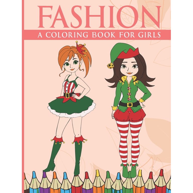 fashion coloring pages for girls