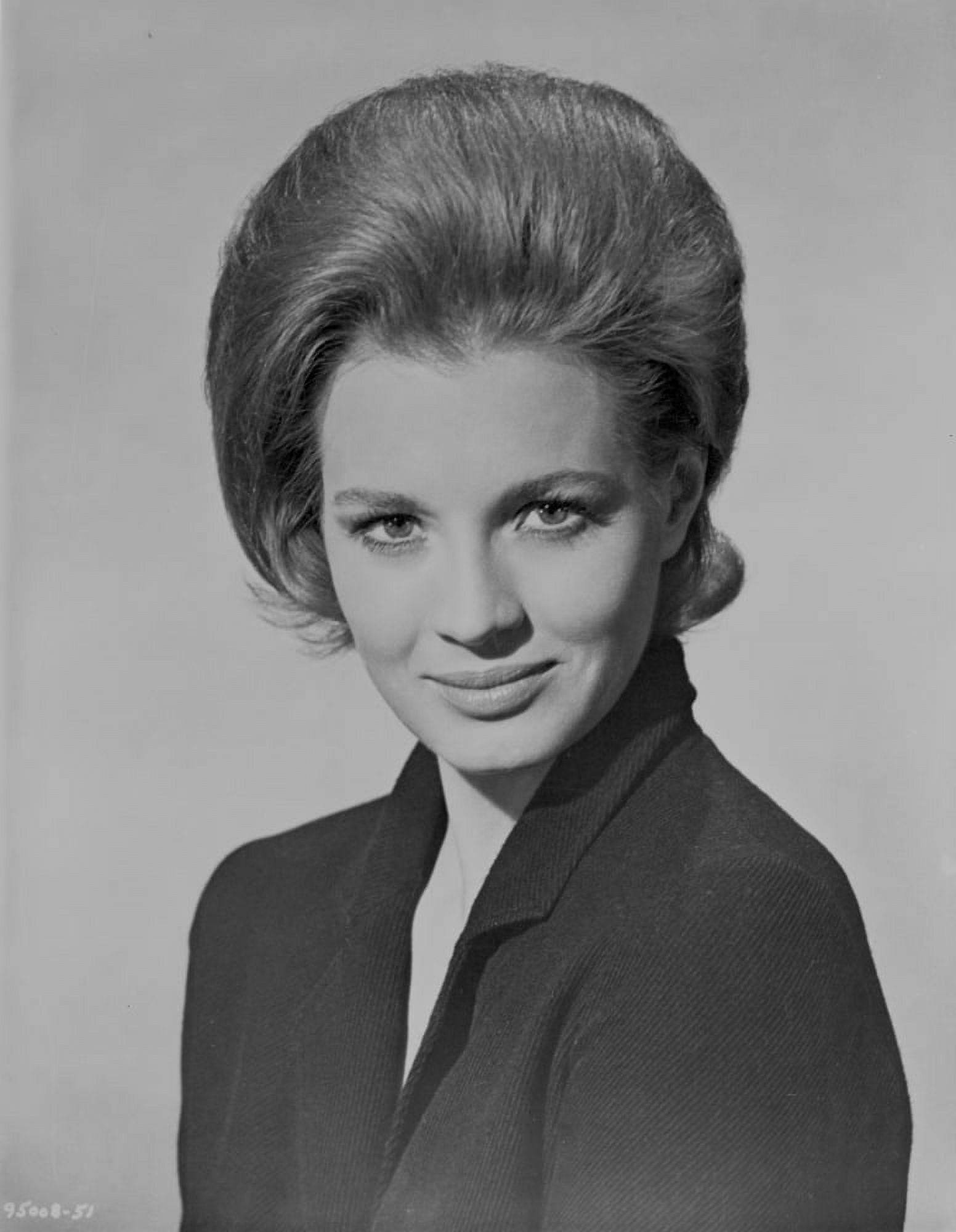 Angie Dickinson Looking at the Camera wearing a Black Suit Classic ...