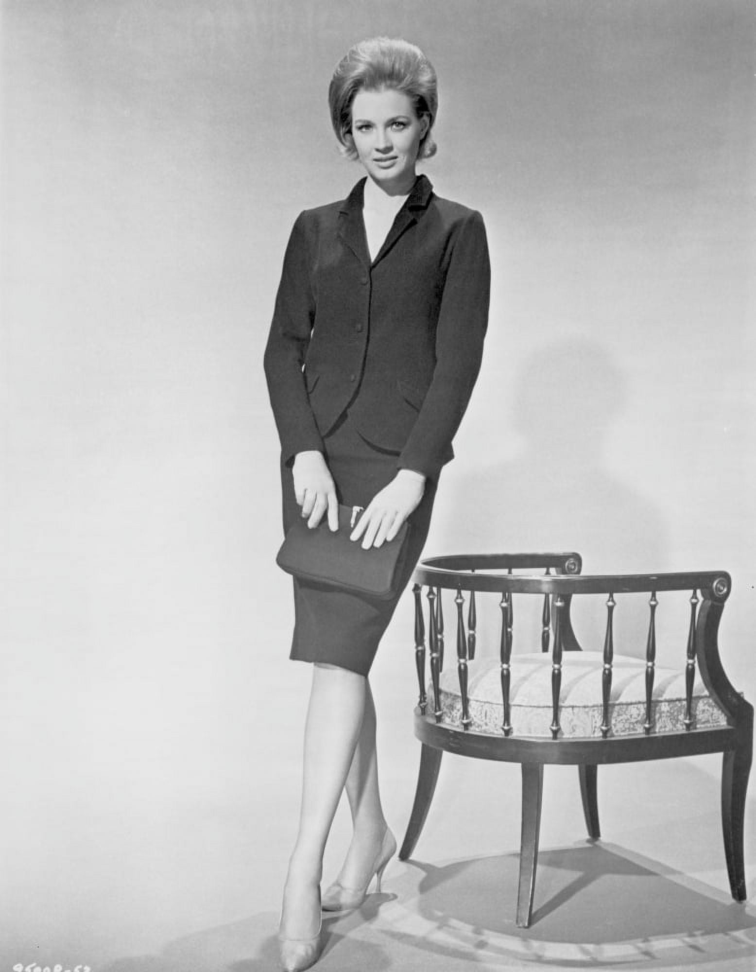 Angie Dickinson Posed in Black Office Outfit Photo Print (24 x 30 ...
