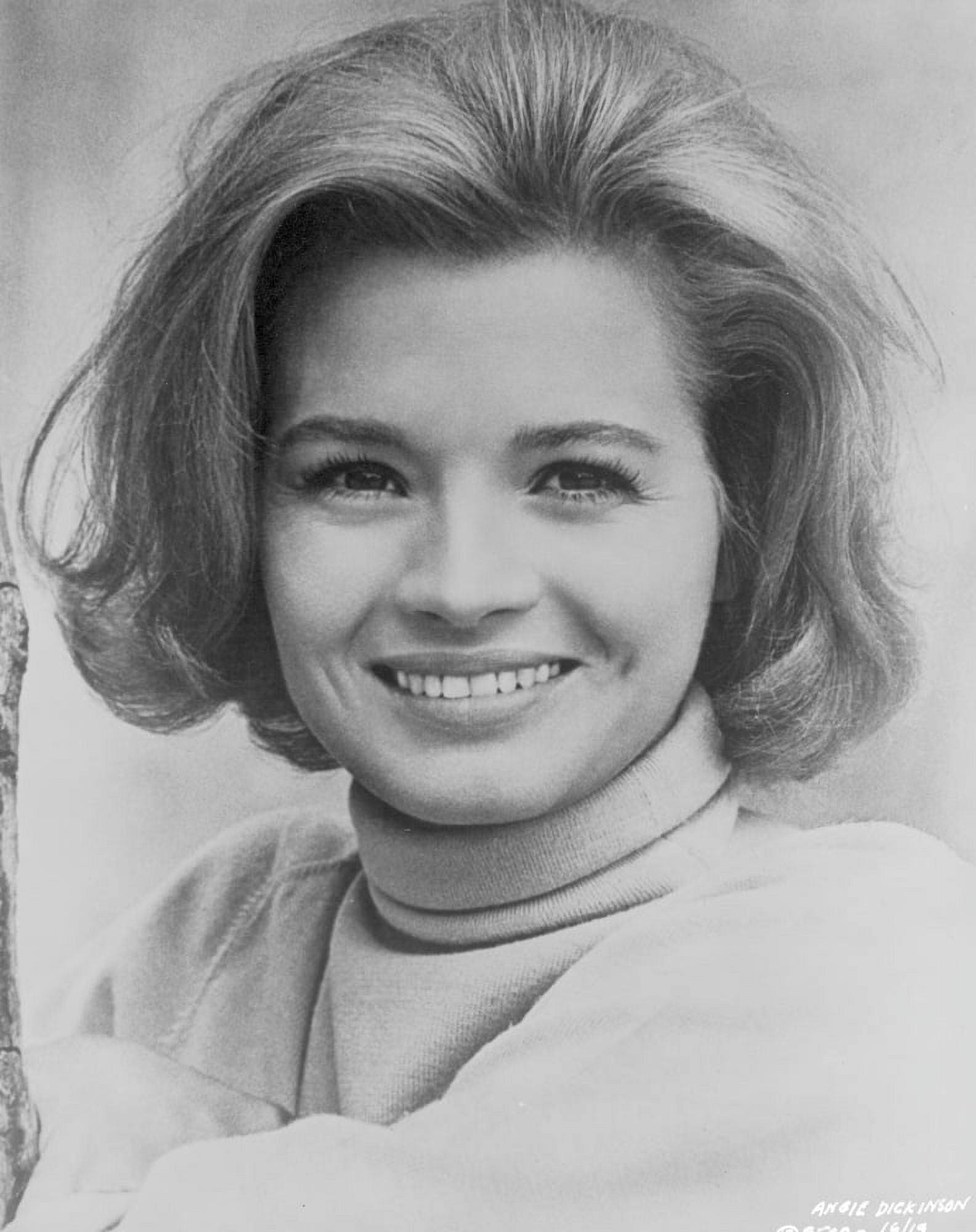 Angie Dickinson Showing a Big Smile in Classic Close Up Portrait Photo ...