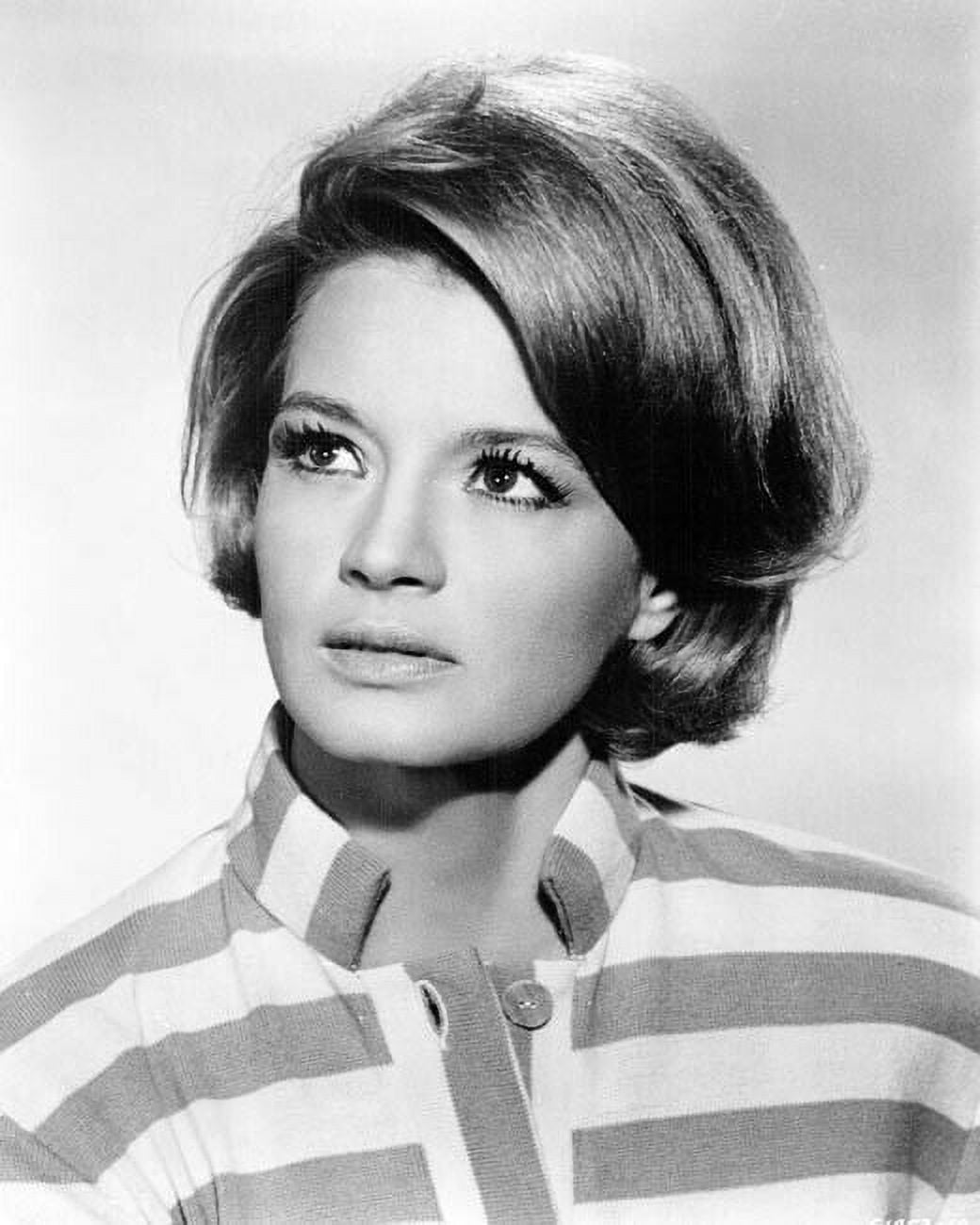 Angie Dickinson studio portrait in striped top Chris in Point Blank ...