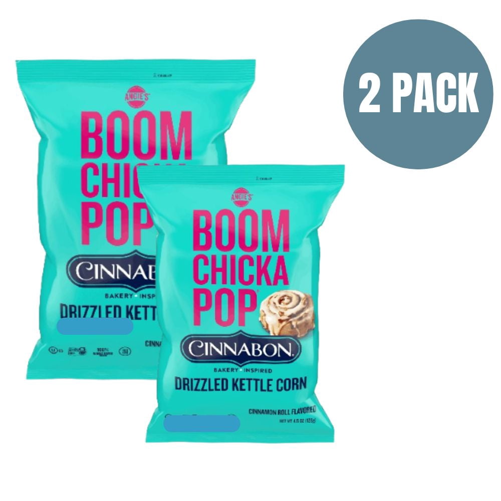 Angie's BOOMCHICKAPOP Cinnabon Cinnamon Roll Drizzled Kettle Corn, 4.5 ...