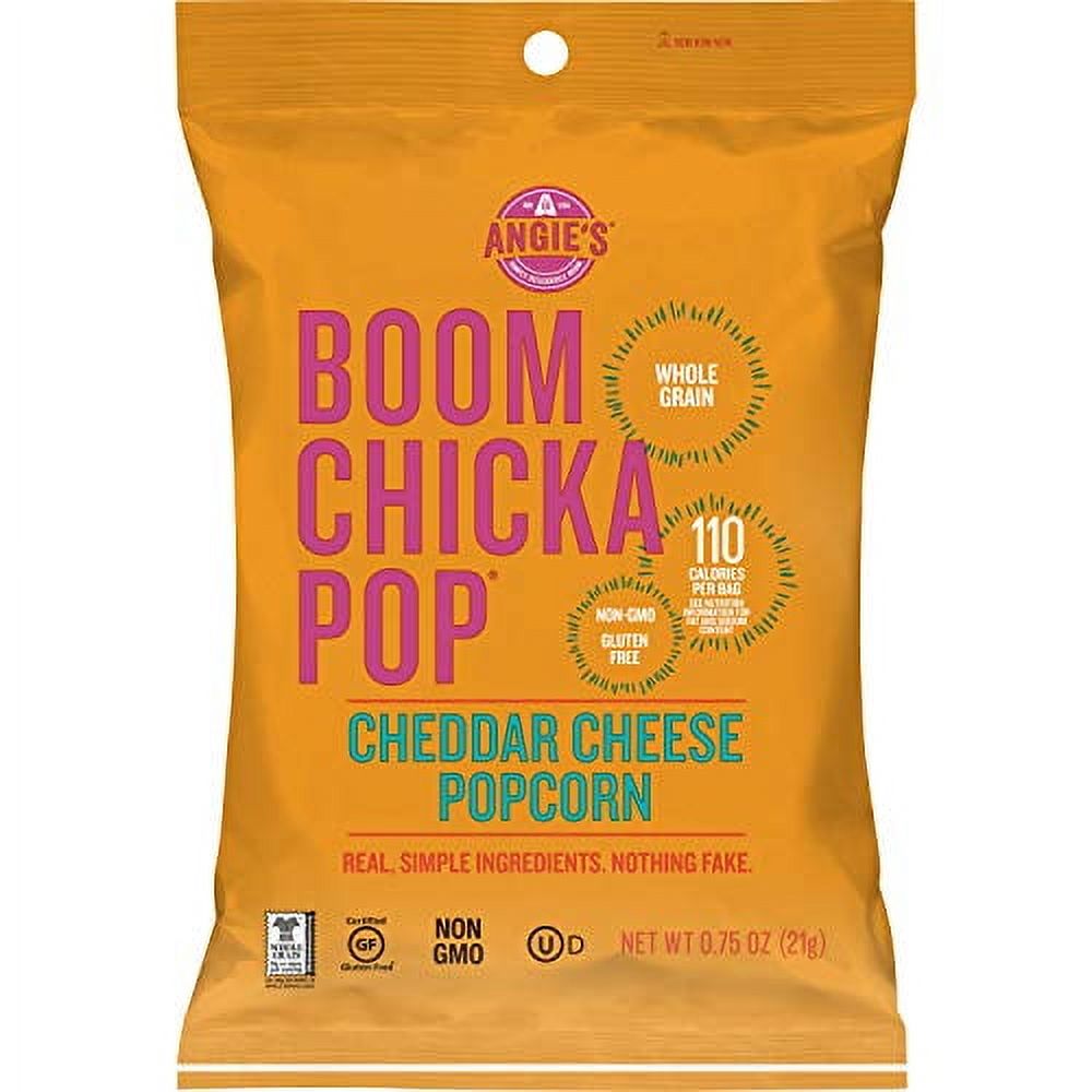 Angie's BOOMCHICKAPOP Gluten Free Cheddar Cheese Popcorn - Walmart.com