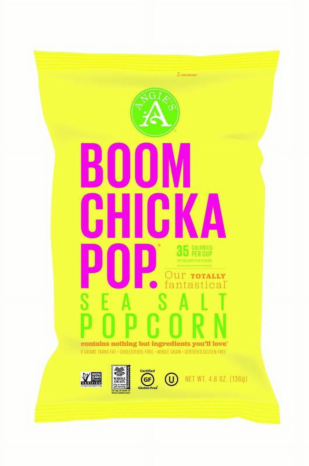 Angie's Boom Chicka Pop Sea Salt Popcorn, 4.8 Oz - Healthy, Ready to ...