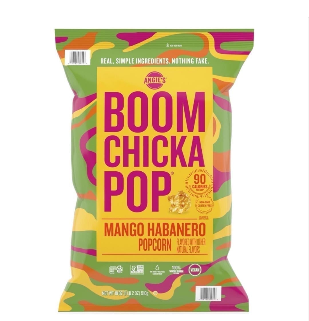 Angie’s Boom Chicka Pop Mango Habanero Popcorn 18 oz Bag Limited ...