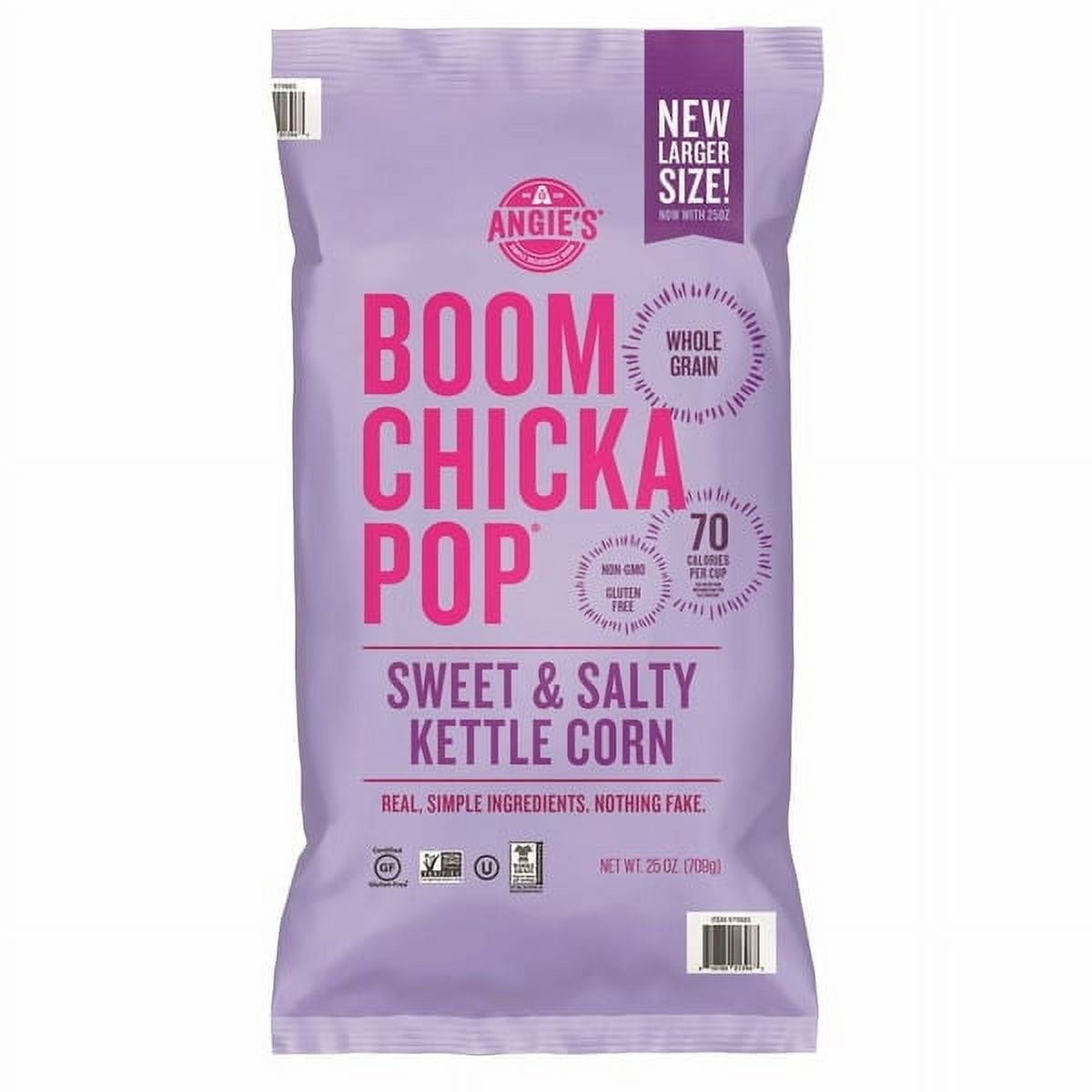 Angie's BoomChickaPop, Sweet & Salty Kettle Corn, 25 oz - Walmart.com