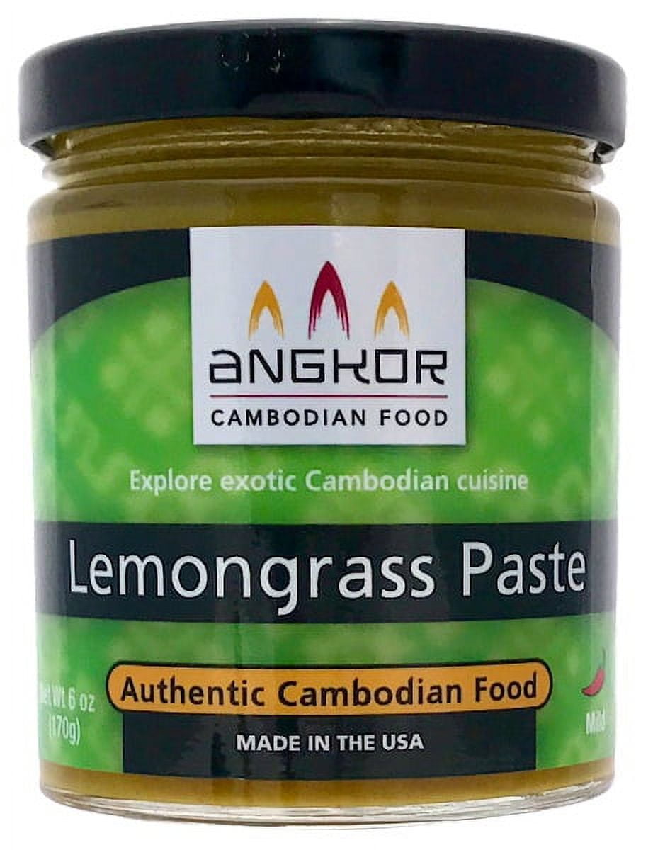 Angkor Lemongrass Cooking Paste, 6 oz, Aromatic Asian Ingredients ...