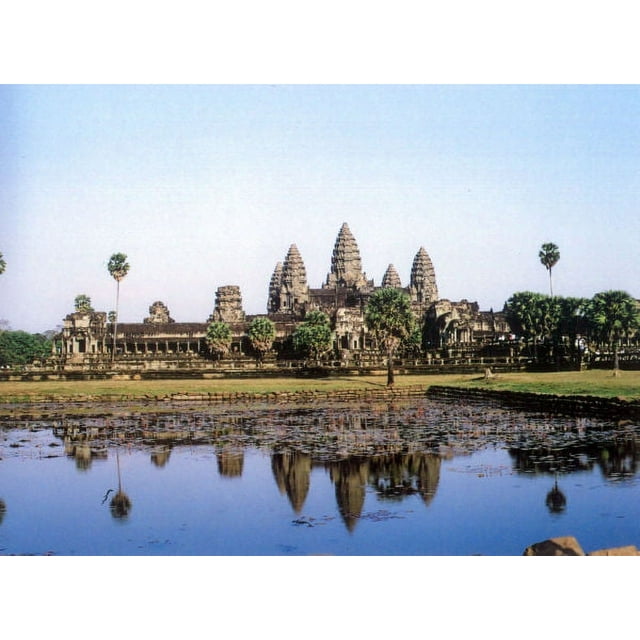 Angkor Wat Temple Cambodia Poster 24in x 36in Art Poster 24x36 Multi ...