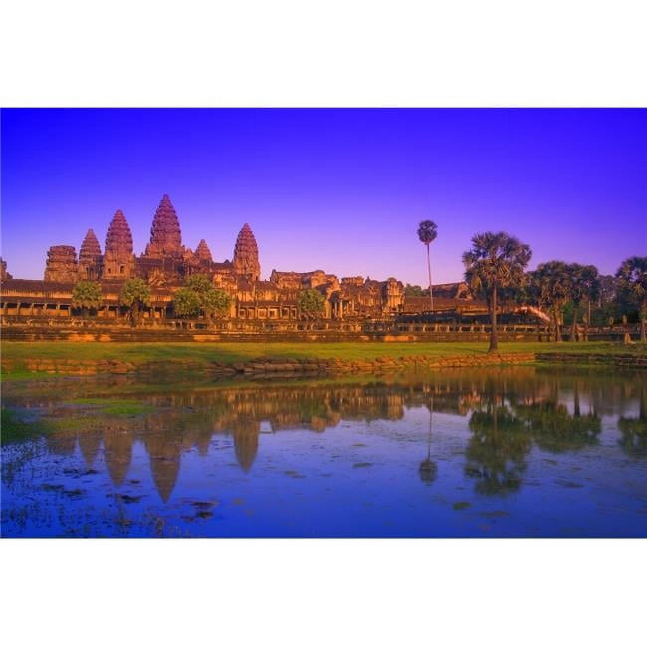 Angkor Wat Temple Cambodia Poster Print by Carson Ganci, 17 x 11 ...