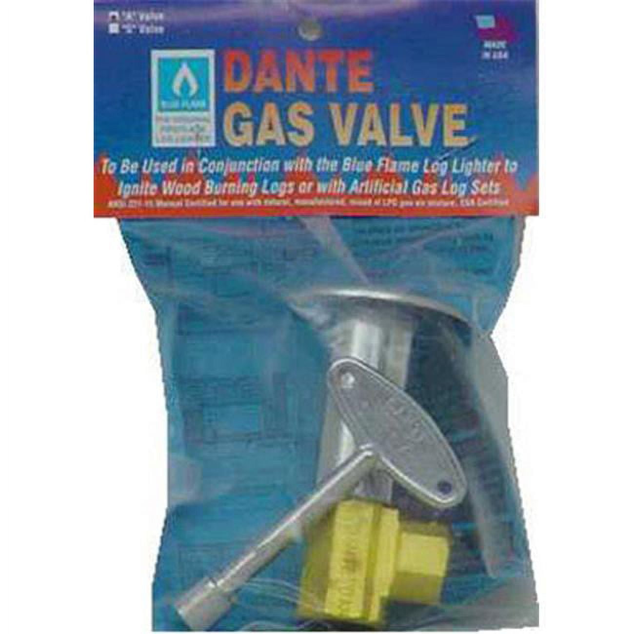 Angle Chrome Fireplace Gas Valve for LP or Natural Gas - Walmart.com