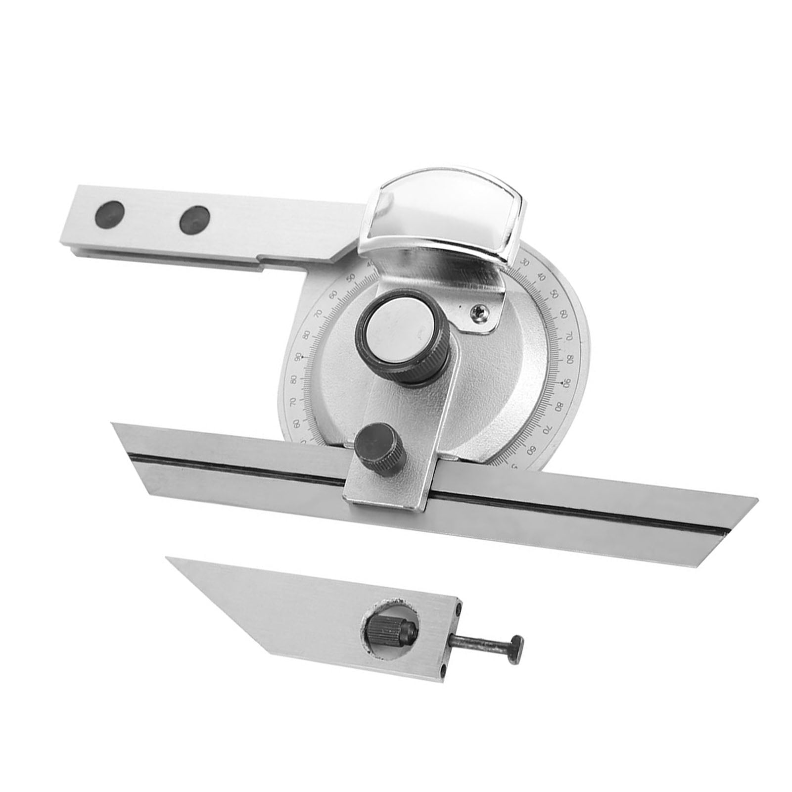 Angle Finder With Magnifier, 360 Protractor For Internal/External ...