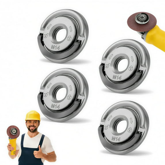 Angle Grinder 5/8-11 Nut: High-Strength Steel Quick Lock – Self-Locking ...